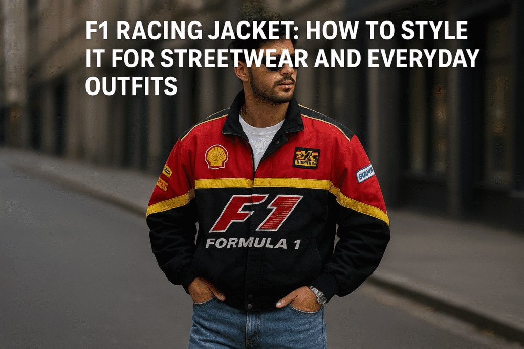 F1 Racing Jacket by Exotix – Indian Streetwear Inspired by Motorsports